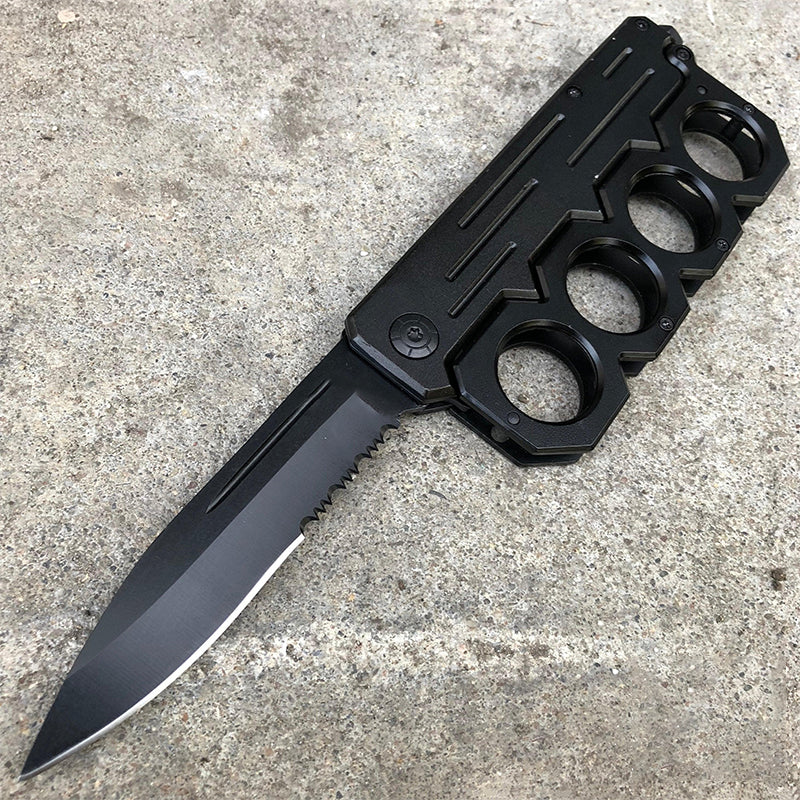 Knuckle style Tactical spring Assisted Open Folding Pocket Knife ...