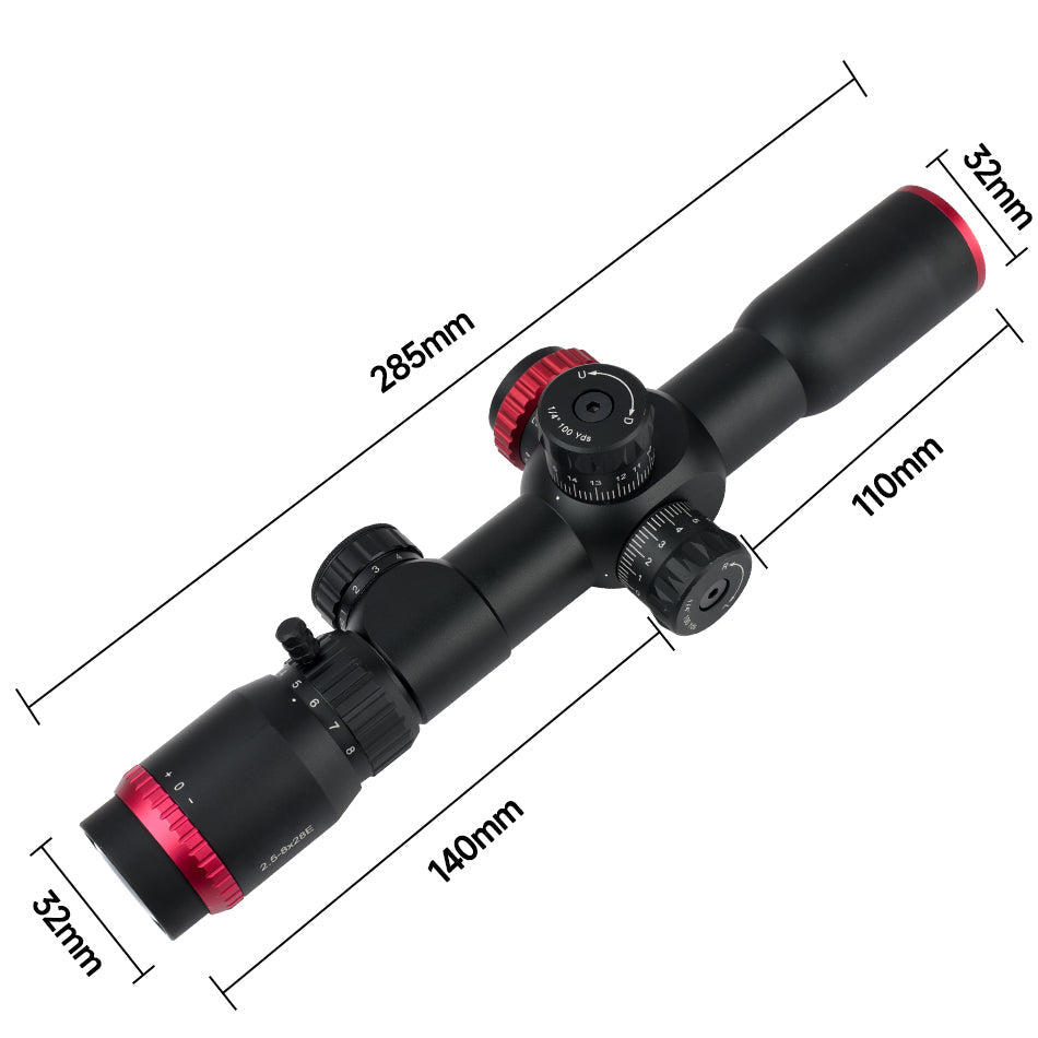 2.5-8x28E Dual Cross Optical Sight – BoxKatana