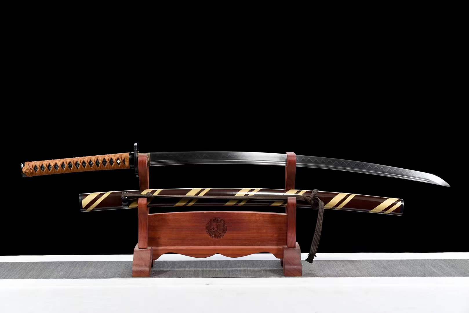 Hand Forged Japanese Samurai Katana Nightfall 曙光 – BoxKatana