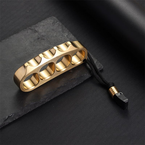 Brass Knuckle Pea Ring EDC Self Defense Tool – BoxKatana