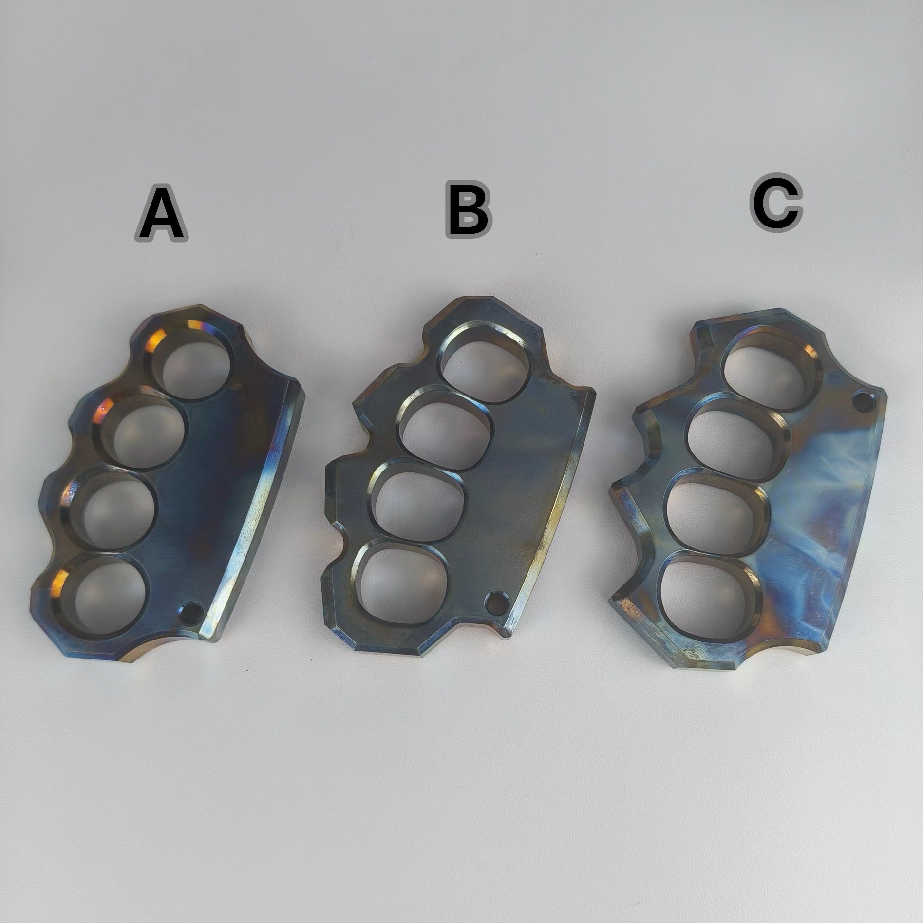 Four Finger Blue Flame Knuckle Grip – BoxKatana