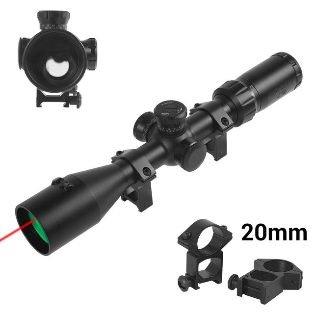 3-9x42 Scope with Under-Screen Laser Optical Sighting – BoxKatana