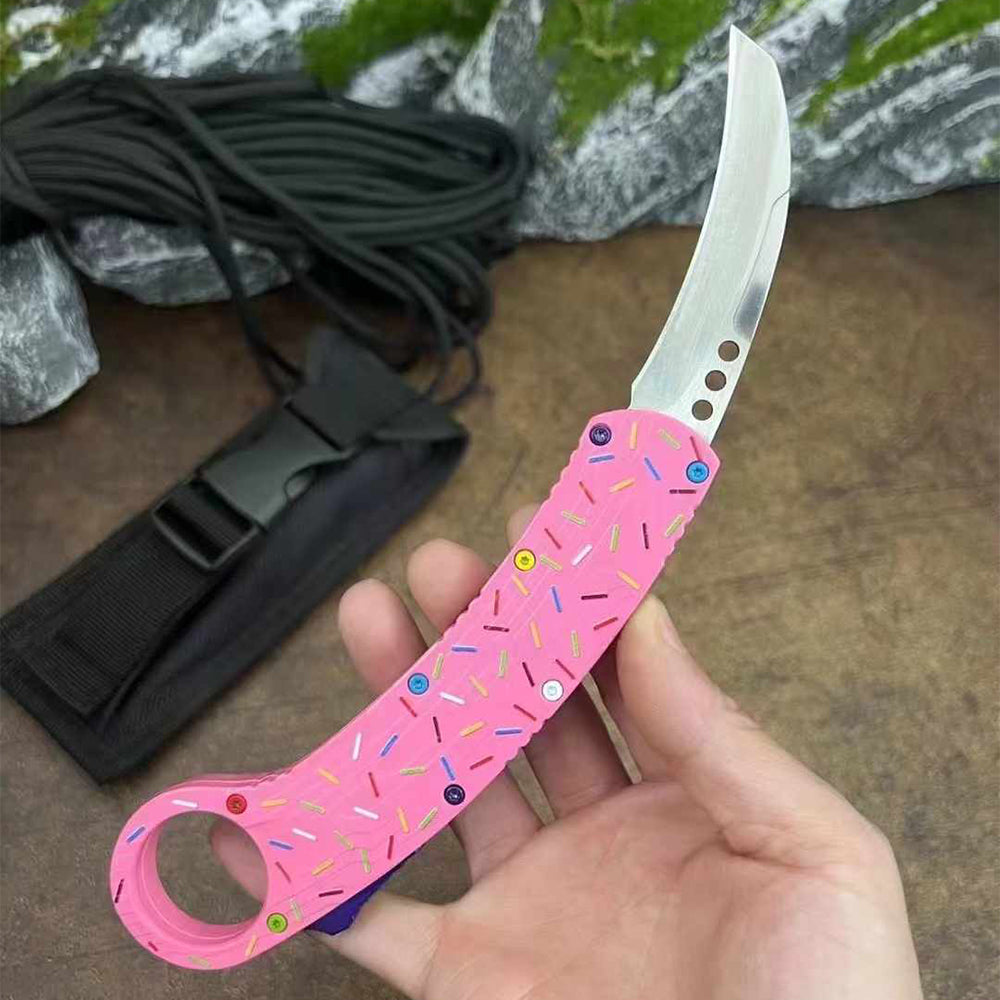 Doughnut Raptor Claw Jump Knife – BoxKatana