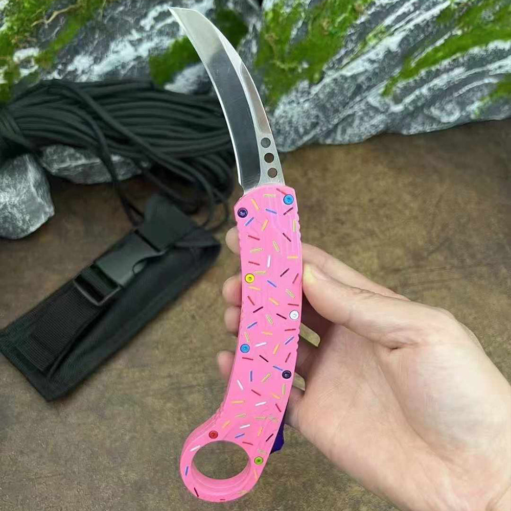 Doughnut Raptor Claw Jump Knife – BoxKatana