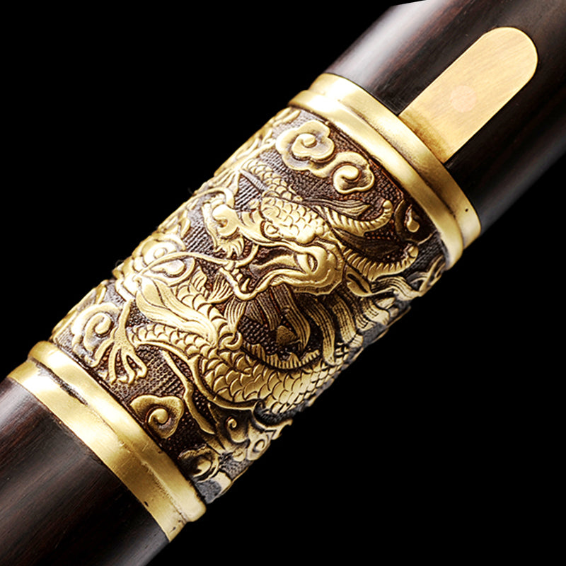 Ebony Dragon Head Cane Sword – BoxKatana