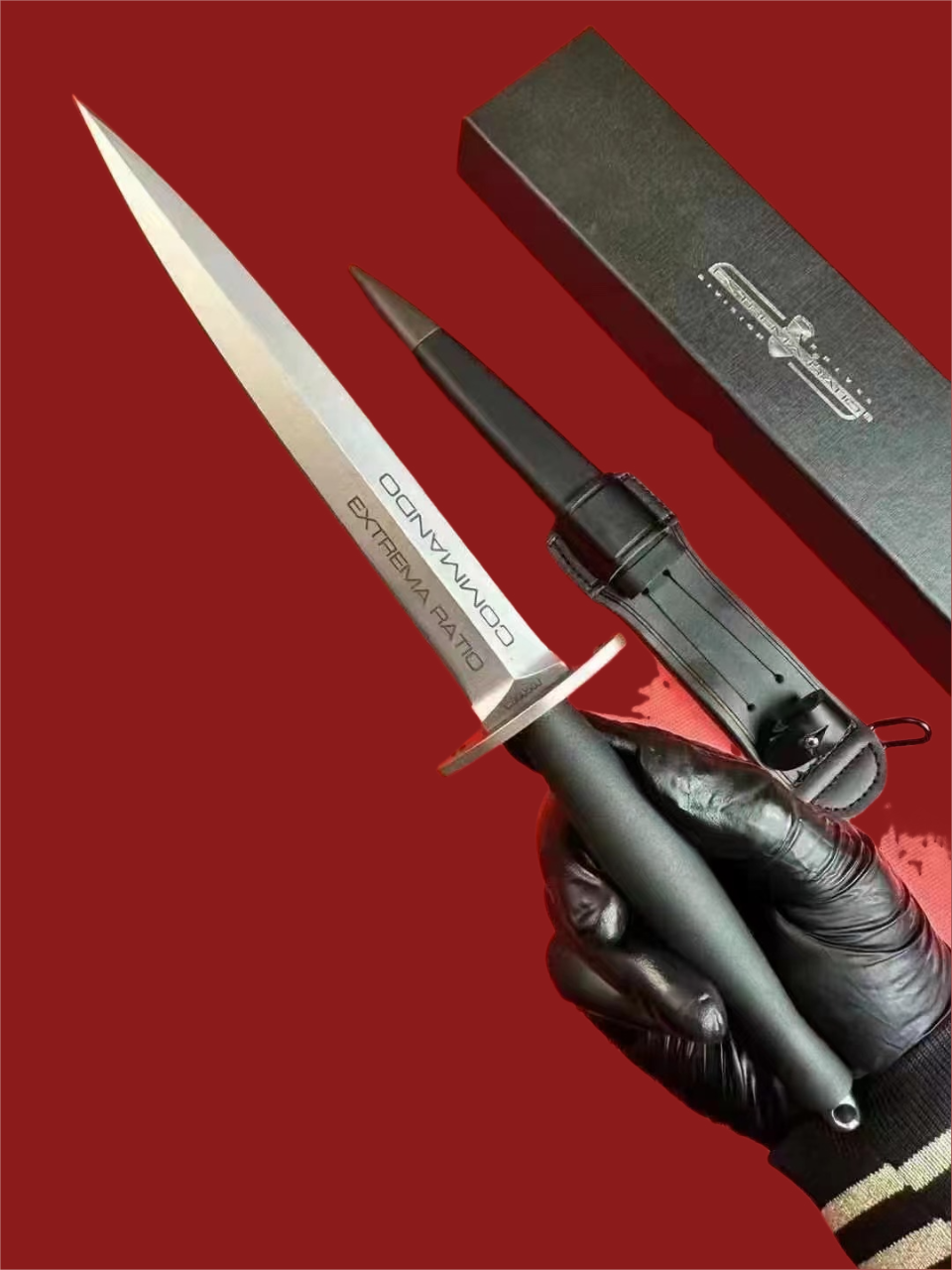 Extrema Ratio Italian Extreme Force ER COMMANDO Double Edged Dagger ...