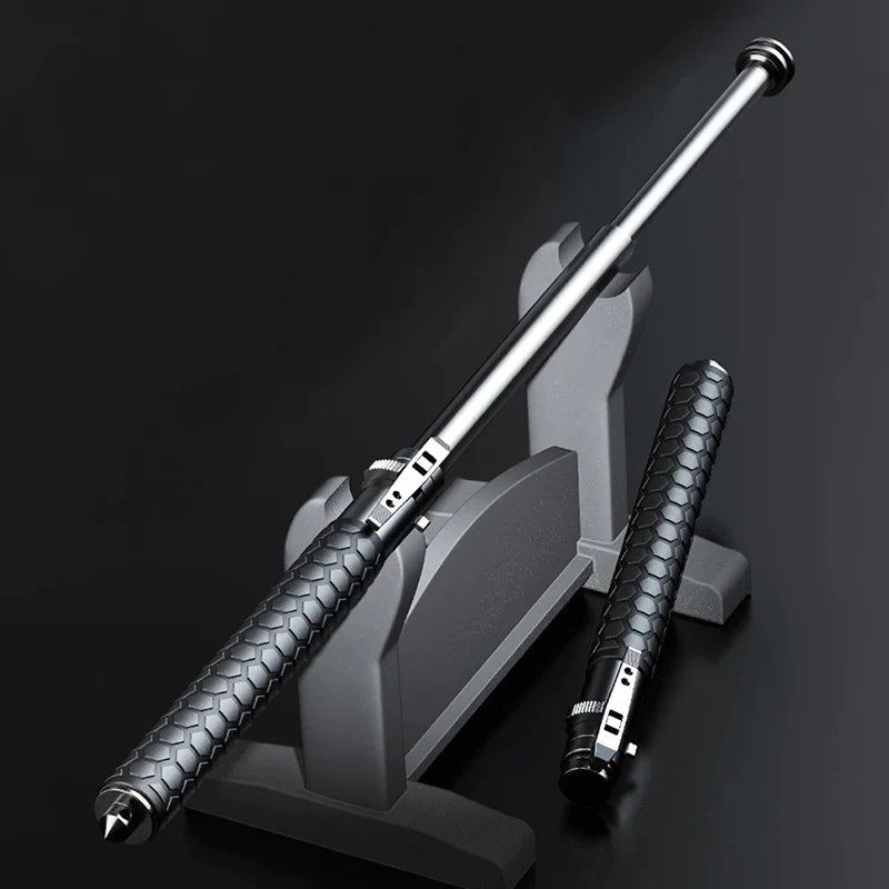 AUTOMATIC SPRING TELESCOPIC STICK SELF-DEFENSE TOOL – BoxKatana