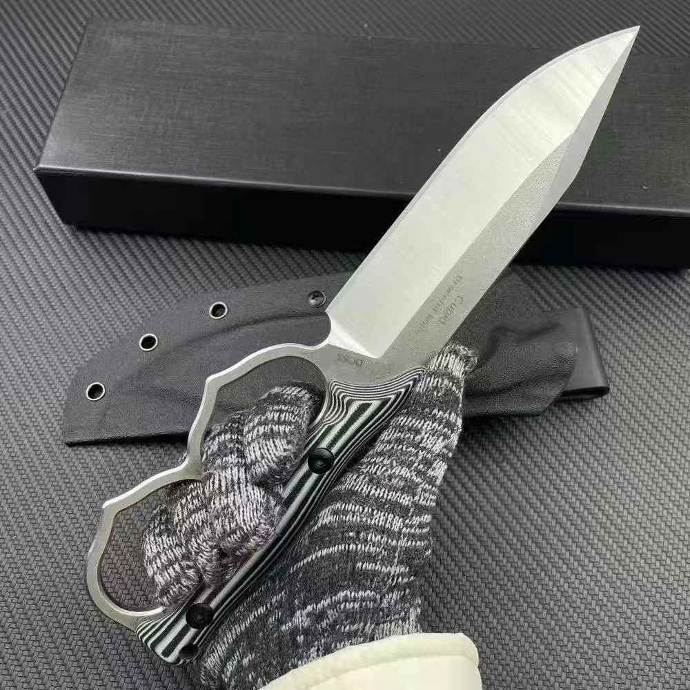 Double Heart Loop Fixed Blade Knife – BoxKatana