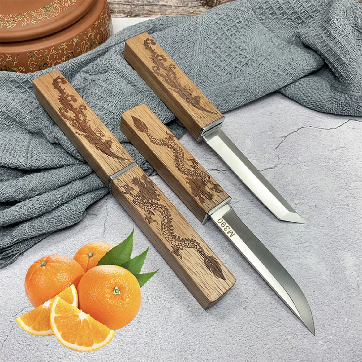 Dragon and phoenix fruit double sword – BoxKatana