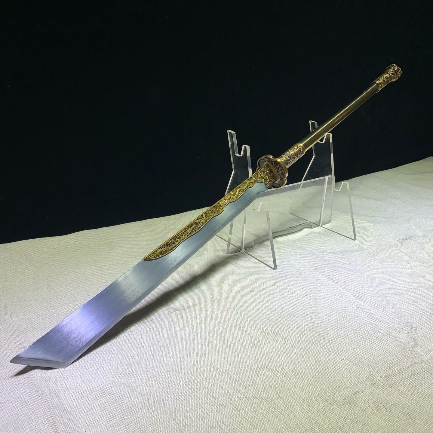 Golden Armor Integrated Mo Dao (Tang Dynasty Long-Handle Weapon ...