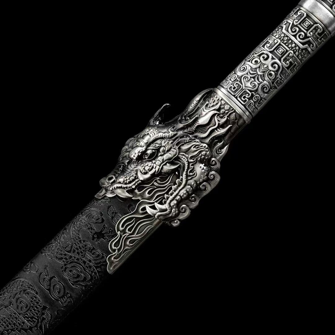 Handmade Ao Long Chinese Sword With High Manganese Steel – BoxKatana