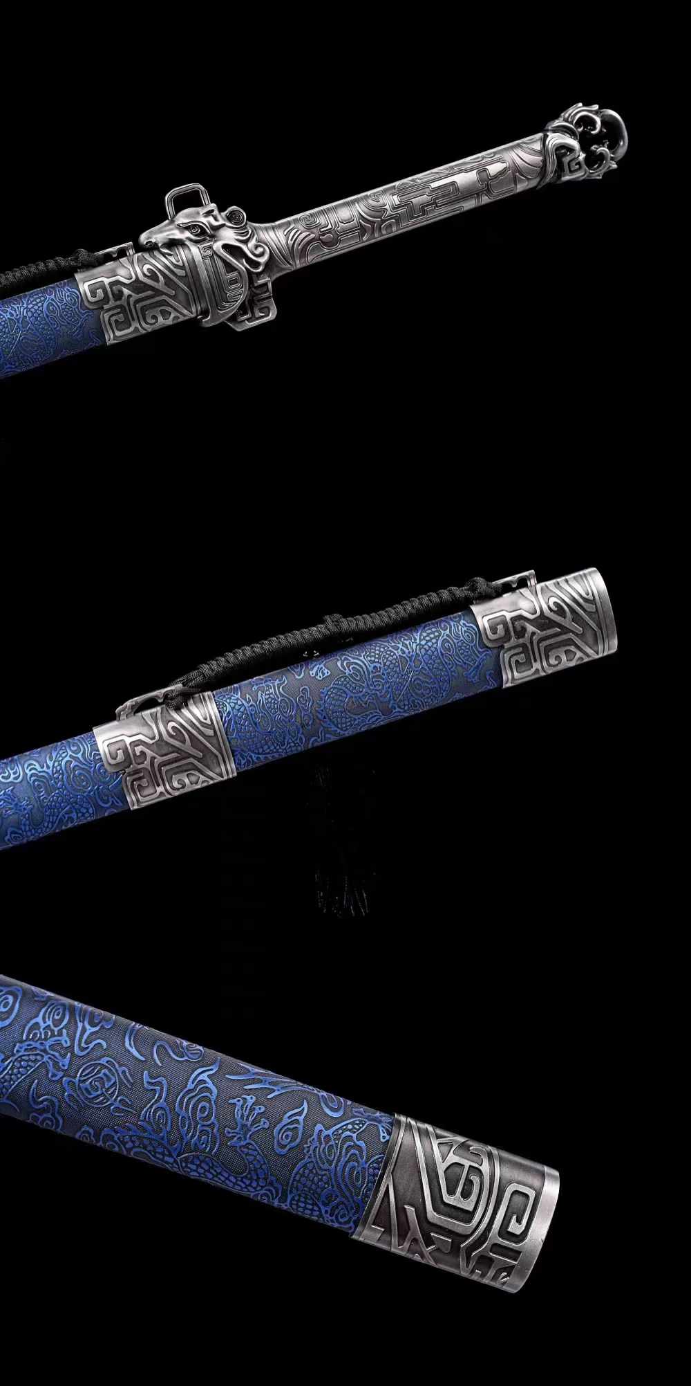 Handmade Chinese Sword With Thunder Tiger Tang Heng – BoxKatana