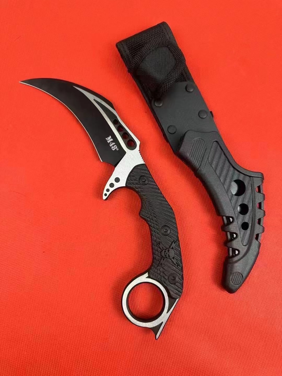 M48 Hawk Tactical Claw Knife with Sheath – BoxKatana