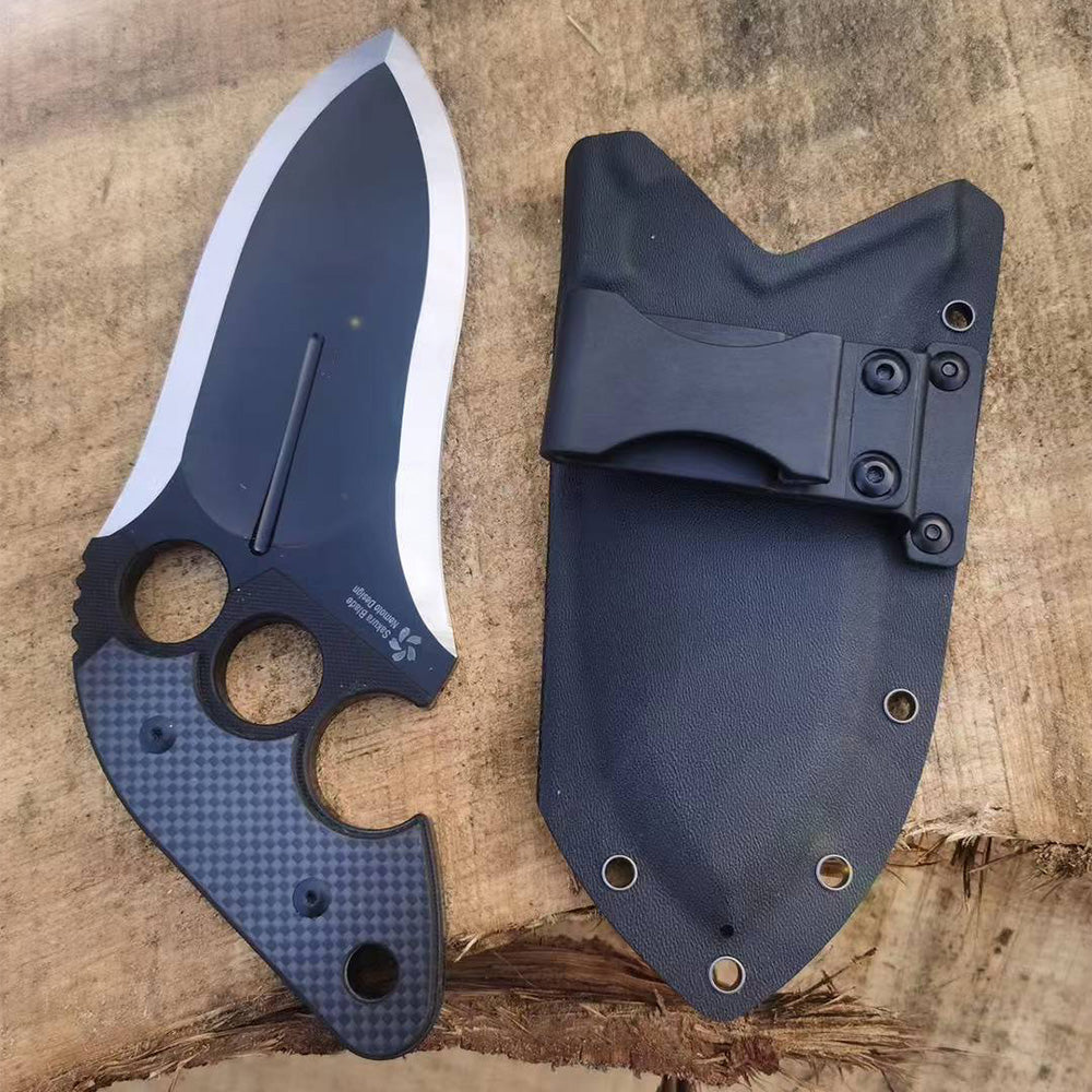 New Nemoto Tomoyuki Design Carbon Fiber Push Dagger Heavy Duty Straigh ...