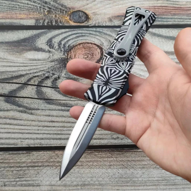 Spider Pattern Automatic Knife – BoxKatana