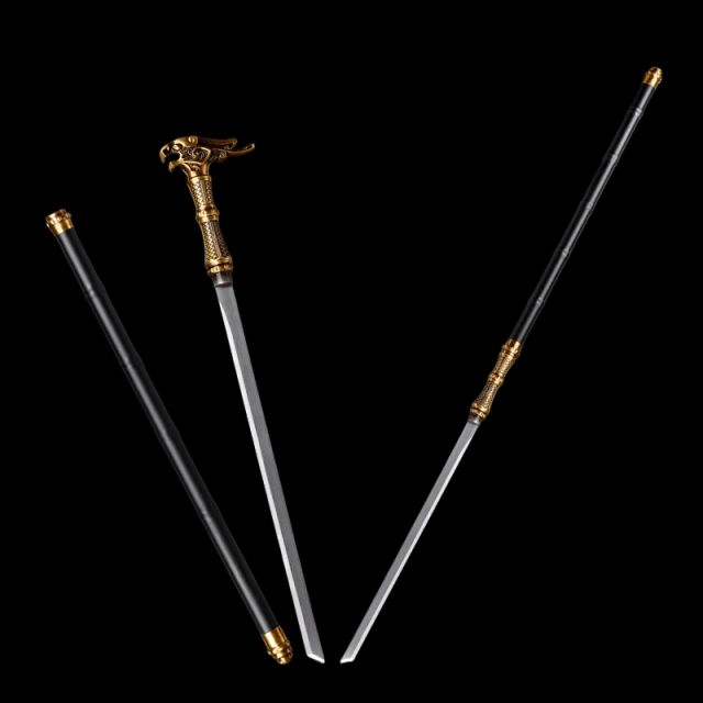 Tactical Cane Sword – Dual-Head Convertible Design – BoxKatana