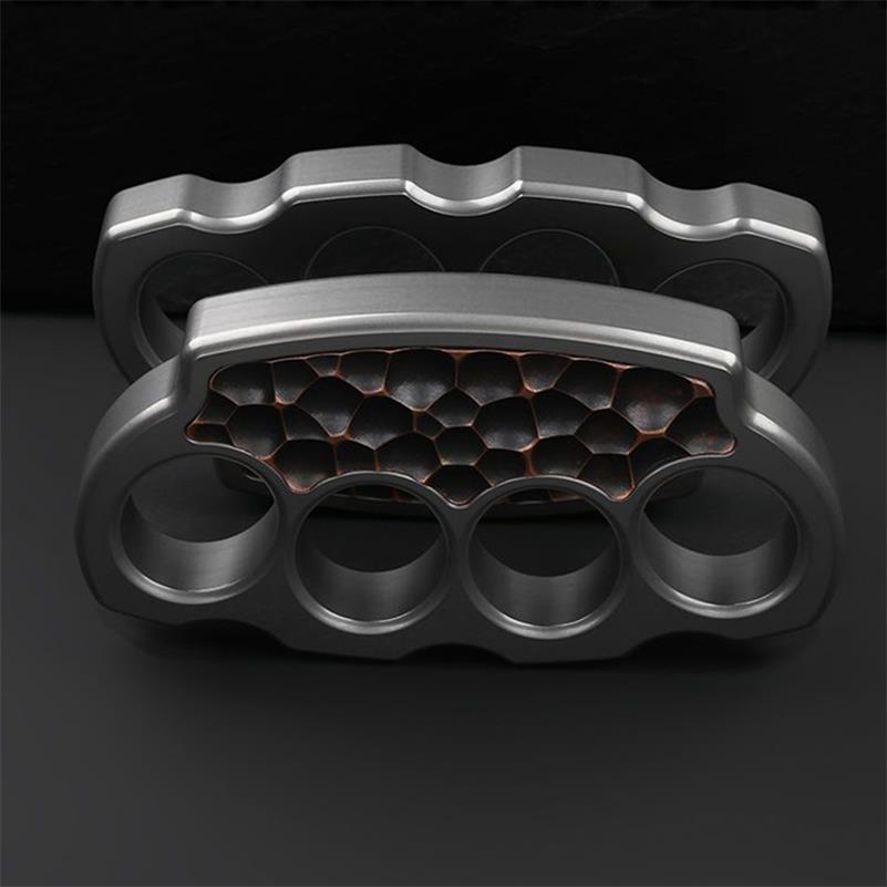 Titanium Alloy Purple Copper Patch Knuckle Duster – BoxKatana