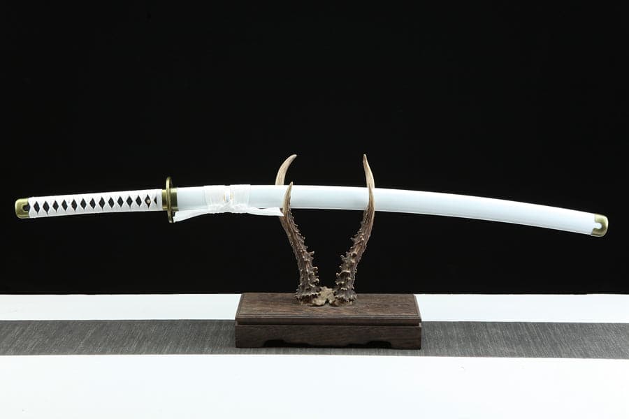 Hand Forged Anime One Piece Roronoa Zoro's Wado Ichimonji Sword 1045 H ...