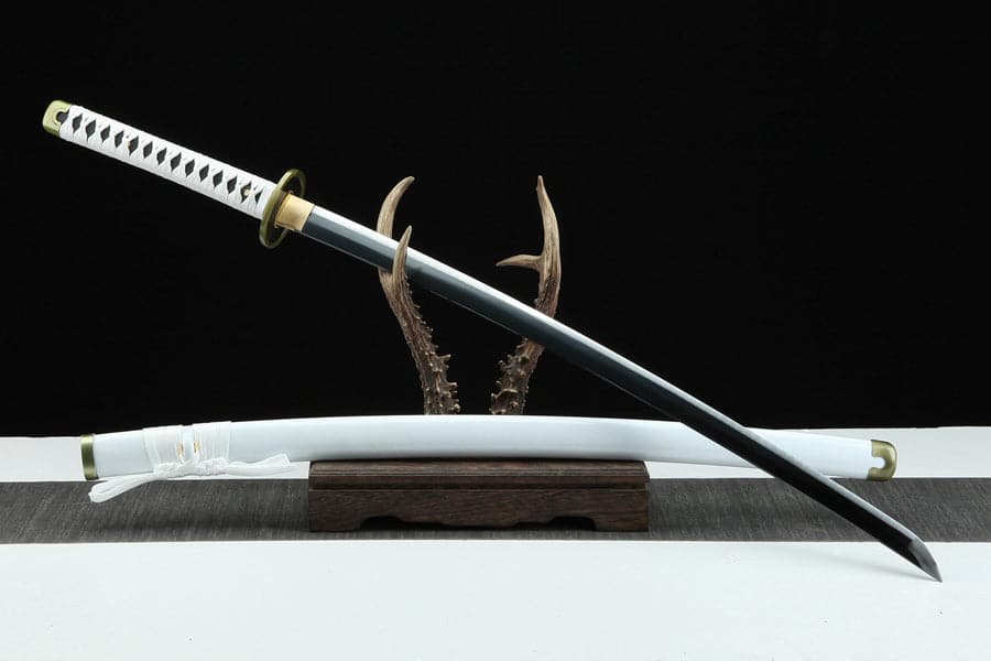 Hand Forged Anime One Piece Roronoa Zoro's Wado Ichimonji Sword 1045 H ...