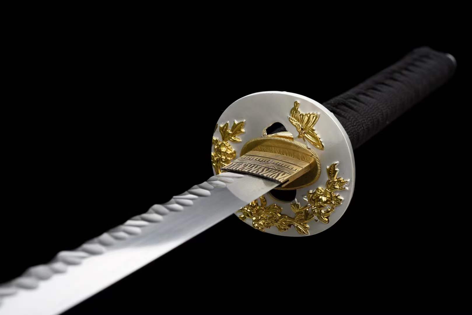 Hand Forged Japanese Samurai Katana Confidante Pattern Steel Hammered ...