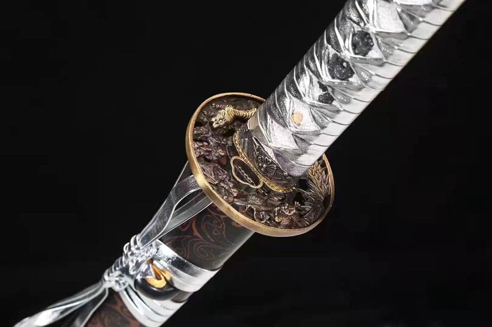 Hand Forged Japanese Samurai Katana Demon knife T10 Carbon steel Full ...