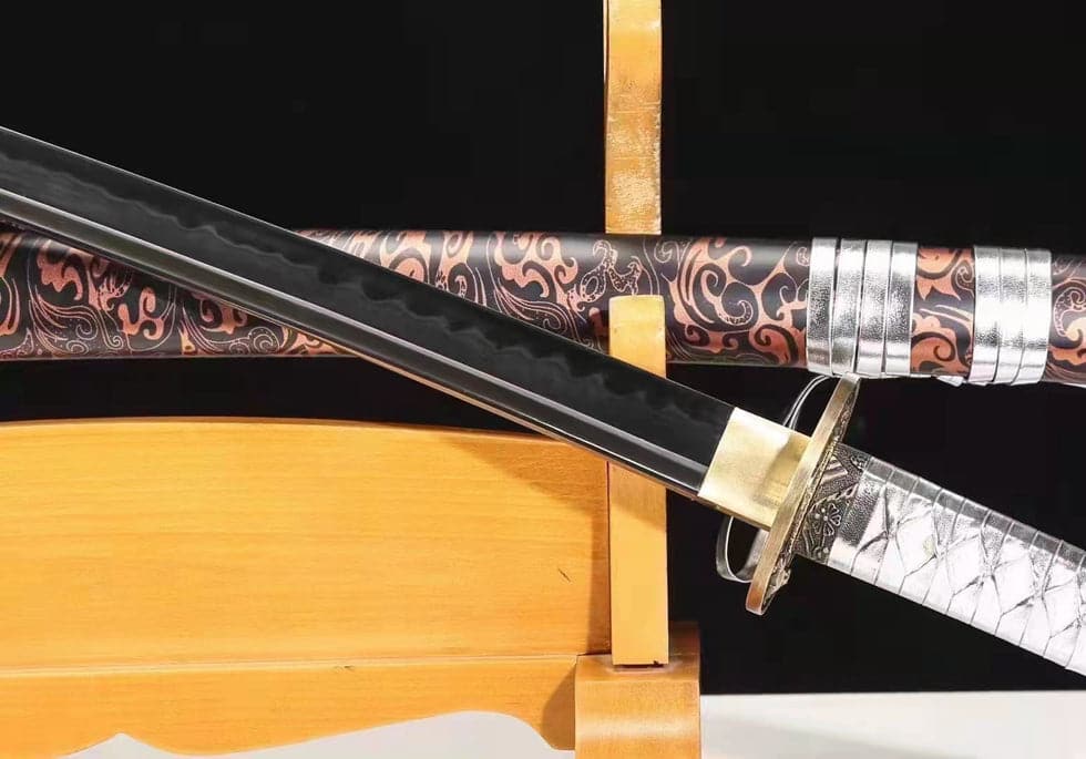 Hand Forged Japanese Samurai Katana Demon knife T10 Carbon steel Full ...