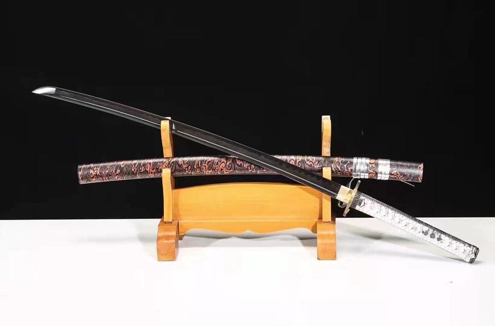 Hand Forged Japanese Samurai Katana Demon knife T10 Carbon steel Full ...