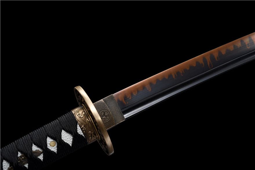 Hand Forged Japanese Samurai Katana Drop in the ocean T10 Carbon steel ...