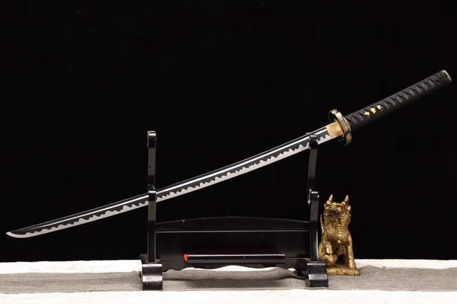 Hand Forged Japanese Samurai Katana Lion T10 Carbon steel Full Tang ...
