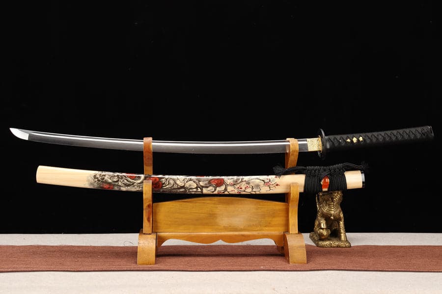 Hand Forged Japanese Samurai Katana Monsters Sword 9260 Spring Steel F ...