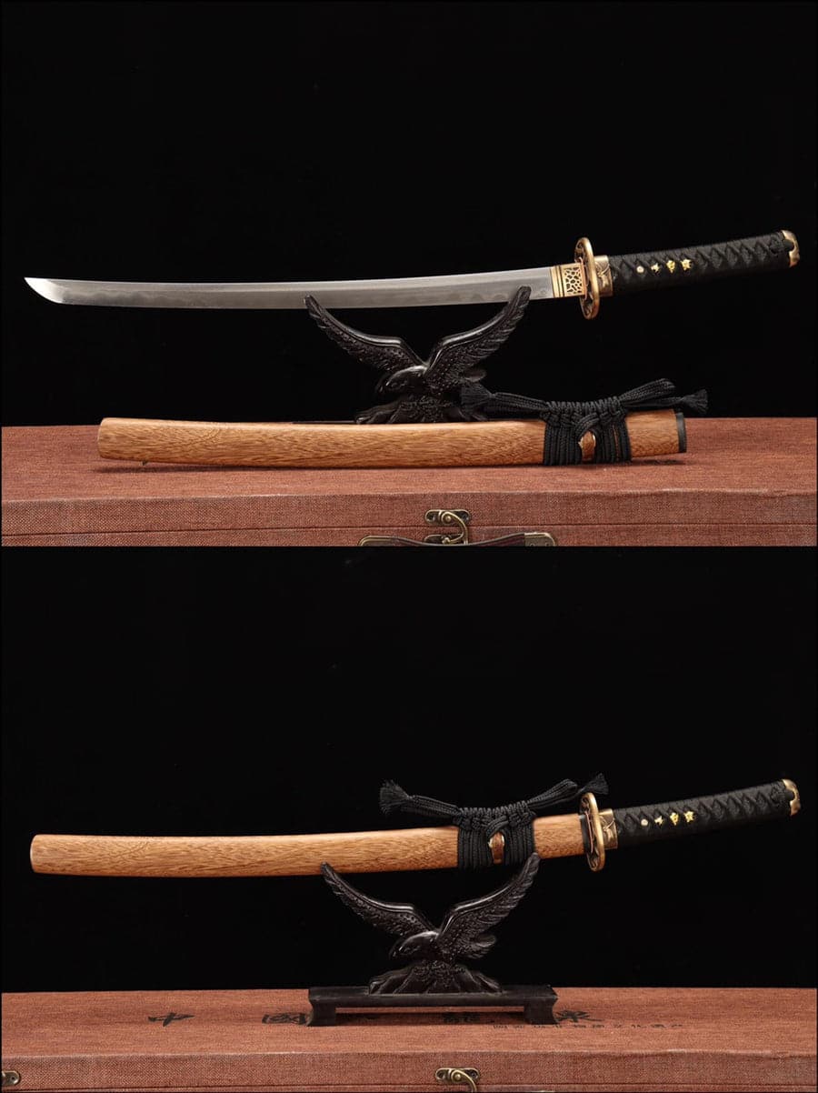 Hand Forged Japanese Samurai Katana Pattern Steel Turns the soil to bu ...