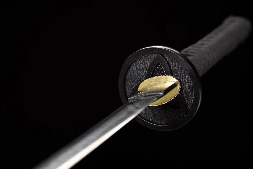 Hand Forged Japanese Samurai Katana Phantom Feather T10 Carbon steel M ...