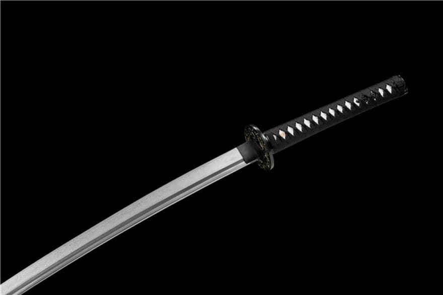 Hand Forged Japanese Samurai Katana Phantom Pattern Steel Full Tang ...