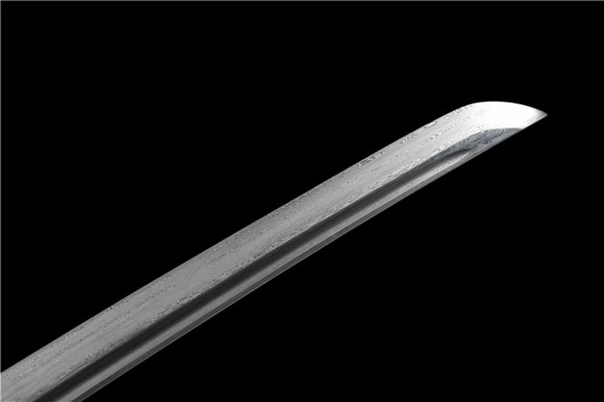 Hand Forged Japanese Samurai Katana Phantom Pattern Steel Full Tang ...