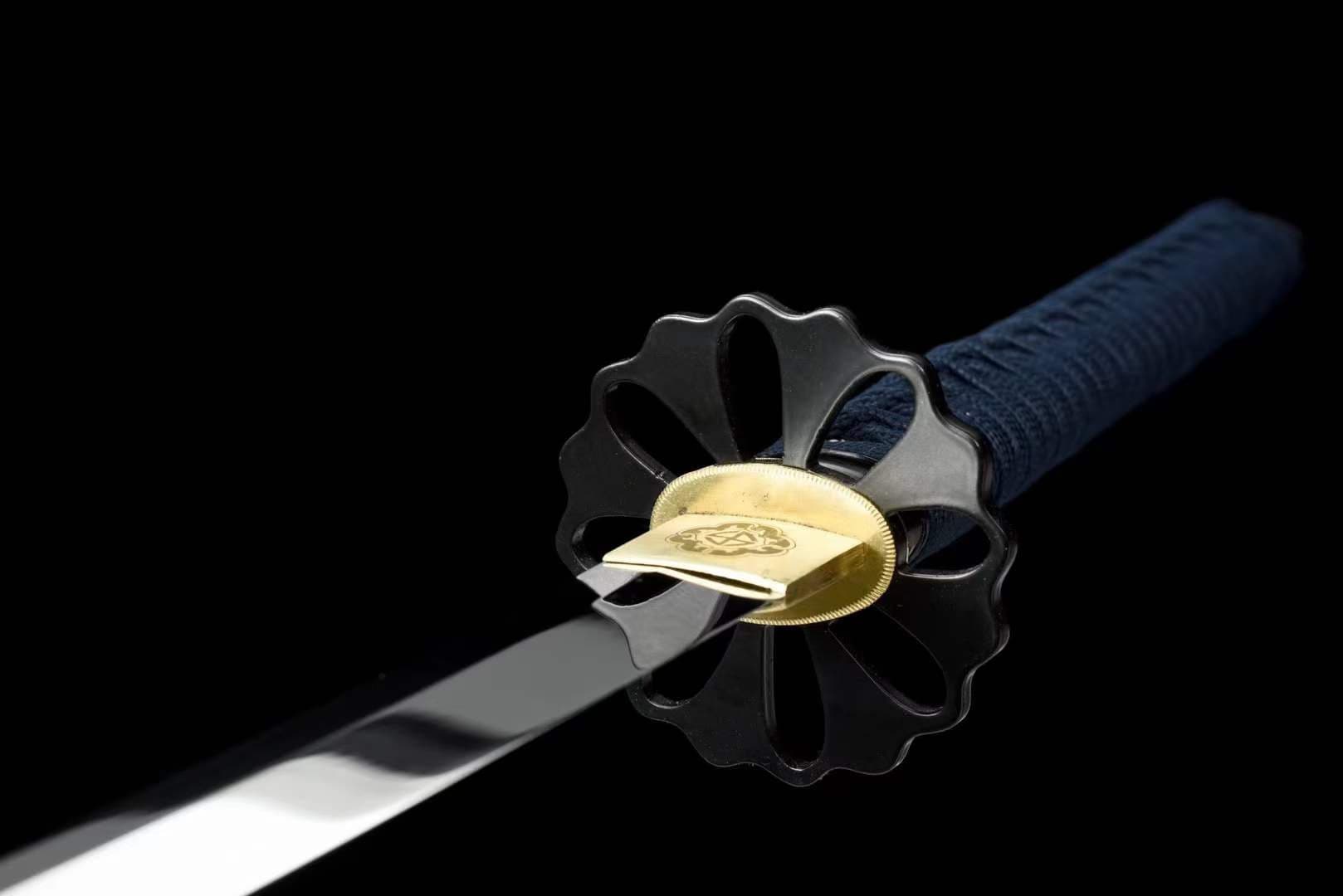 Hand Forged Japanese Samurai Katana Shadow Mirror High Manganese Steel ...