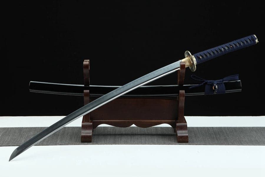 Hand Forged Japanese Samurai Katana Skeleton Specialty steel Turns the ...