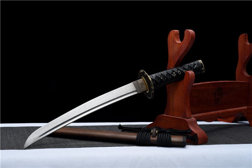 Hand Forged Japanese Short knife Imperial Soul Pattern Steel – BoxKatana