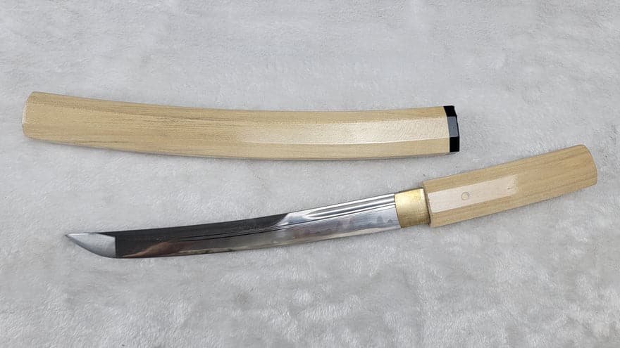 Hand Forged Japanese Tanto Dumu Anise T10 Carbon steel Turns the soil ...