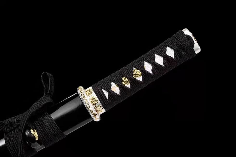 Hand Forged Japanese Tanto Golden Dragon T10 Carbon steel Full Tang ...