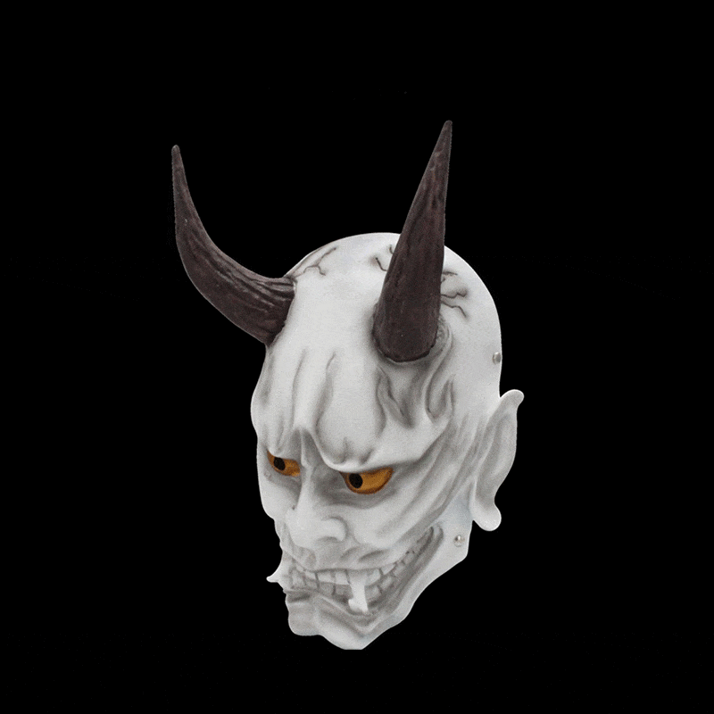 Hand-Made Japanese Hannya Ball COS Oni Mask – BoxKatana