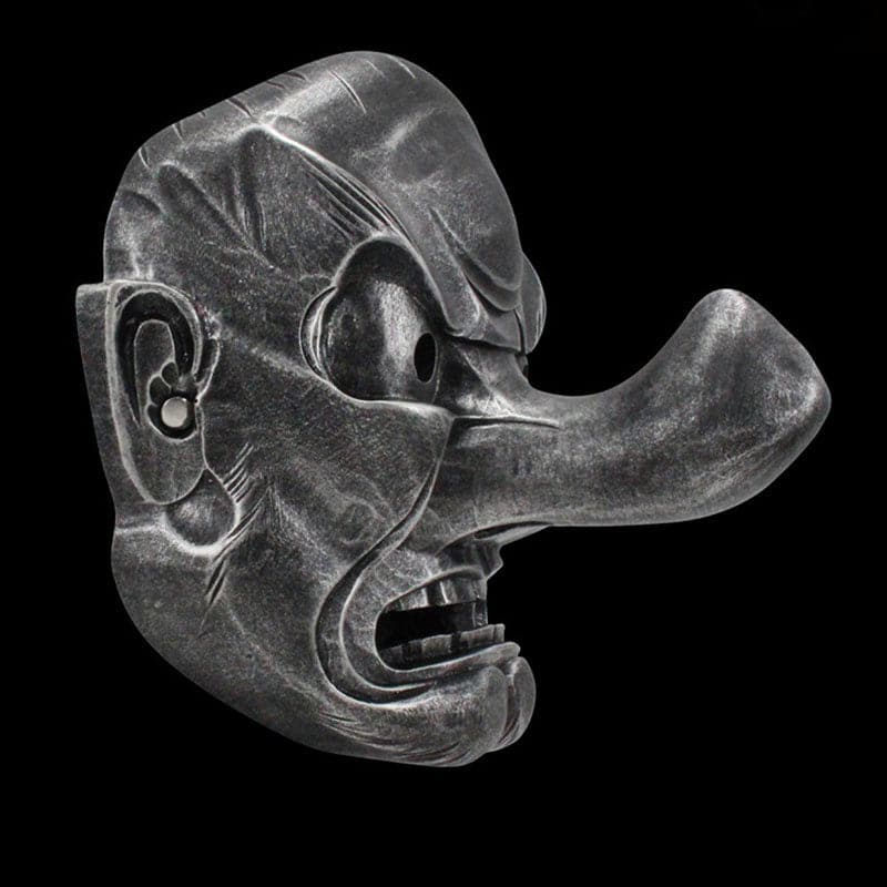 Hand-Made Japanese Hannya Red Tengu Resin Oni Mask – BoxKatana