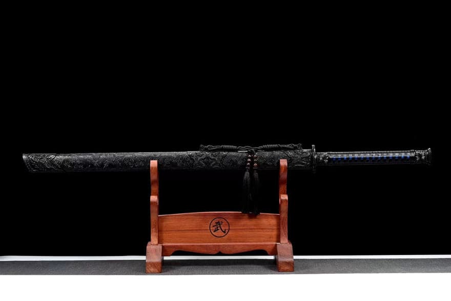 Handmade Butterfly Dance High Manganese Steel Chinese Sword With Blue ...