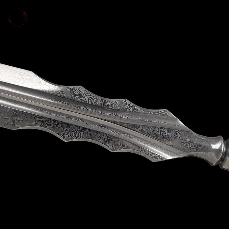 Handmade Dragon Chant Pattern Steel One-piece forging – BoxKatana
