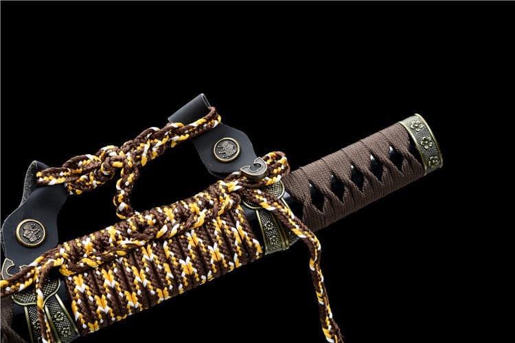 Handmade Japanese Tachi Odachi Dark Shadow High Carbon Steel Blackened ...
