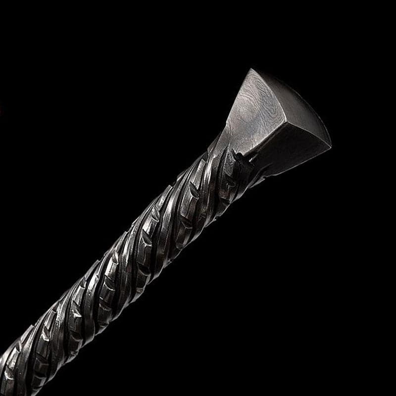 Handmade Pattern Steel One-piece forging Knockout pattern – BoxKatana