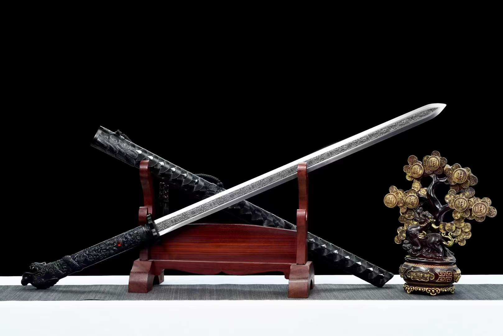 Handmade Phoenix Feather War Sword Chinese Sword – BoxKatana