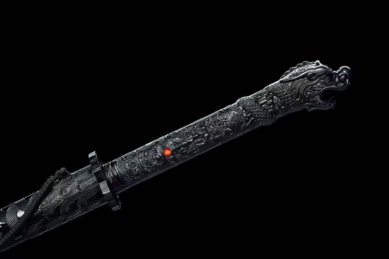 Handmade Phoenix Feather War Sword Chinese Sword – BoxKatana