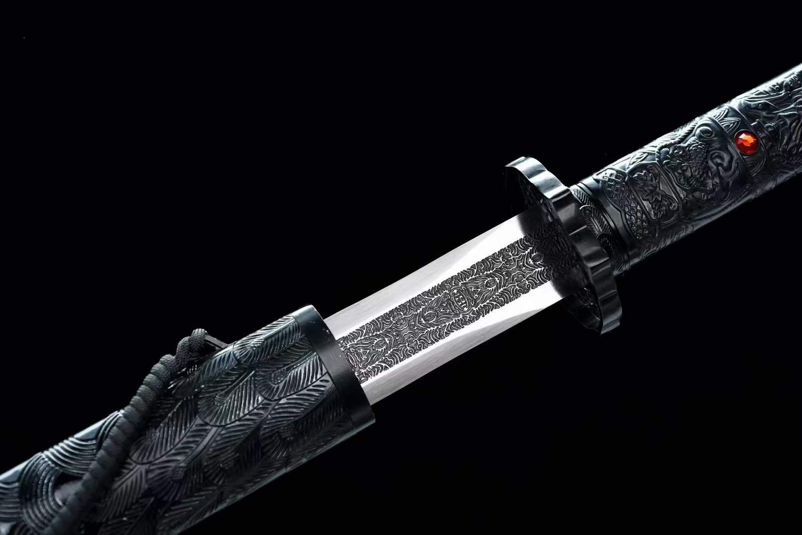 Handmade Phoenix Feather War Sword Chinese Sword – BoxKatana