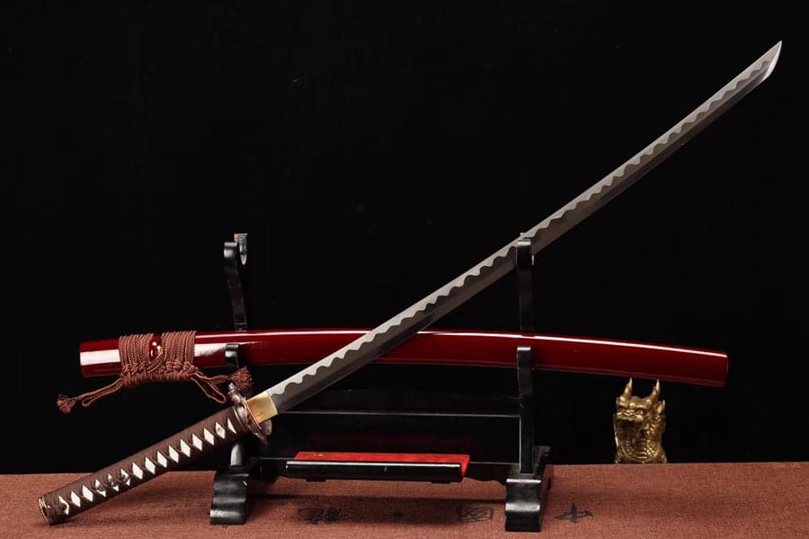 Handmade Rurouni Kenshin Reverse Blade Sword T10 Turns the soil to bur ...