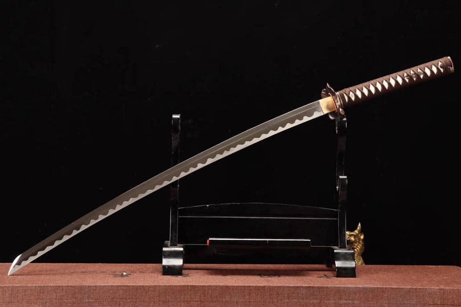Handmade Rurouni Kenshin Reverse Blade Sword T10 Turns the soil to bur ...